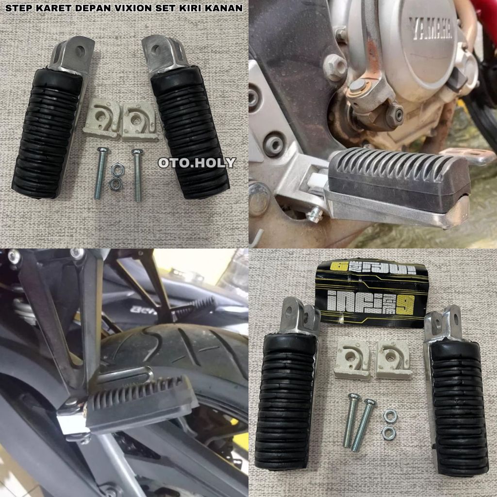 Front FOOTSTEP SET Left Right Front STEP VIXION Rubber Front FOOTSTEP ...