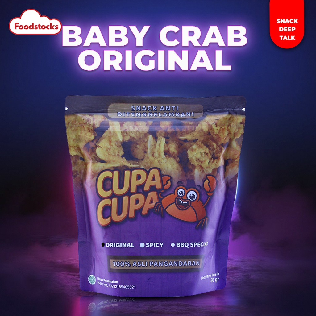 Crispy Crab Baby Crab Cupa Cupa Cupa Original Snack Pangandaran ...