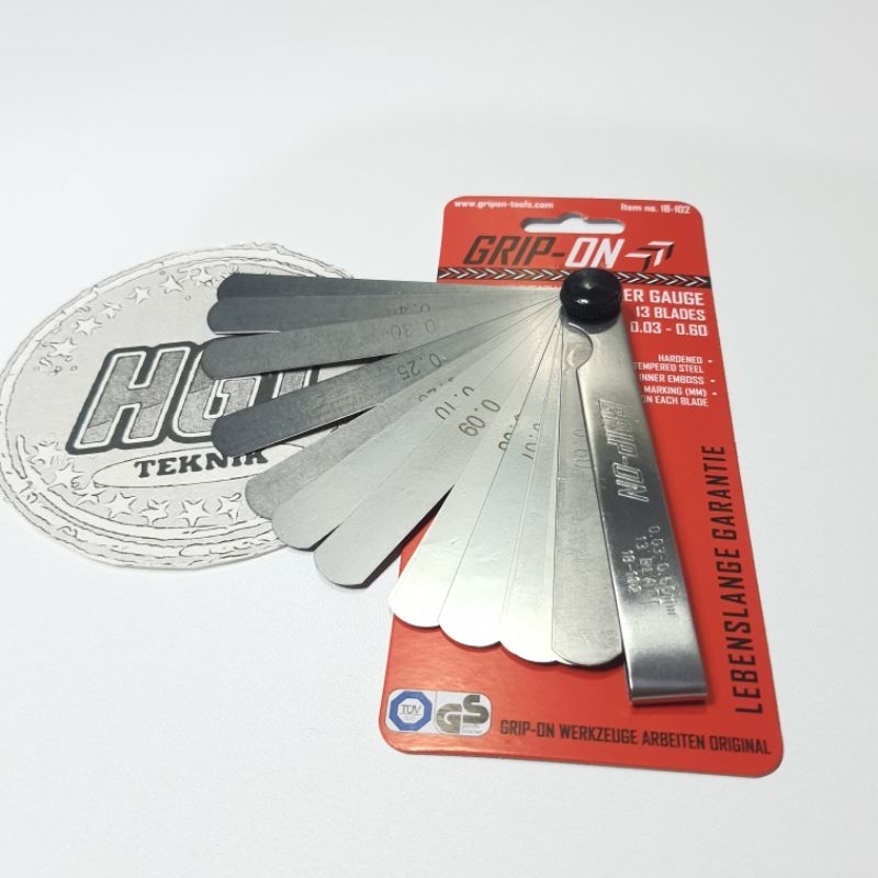 Grip on Feeler Gauge 13 blade Fuller measuring tool original grip on ...