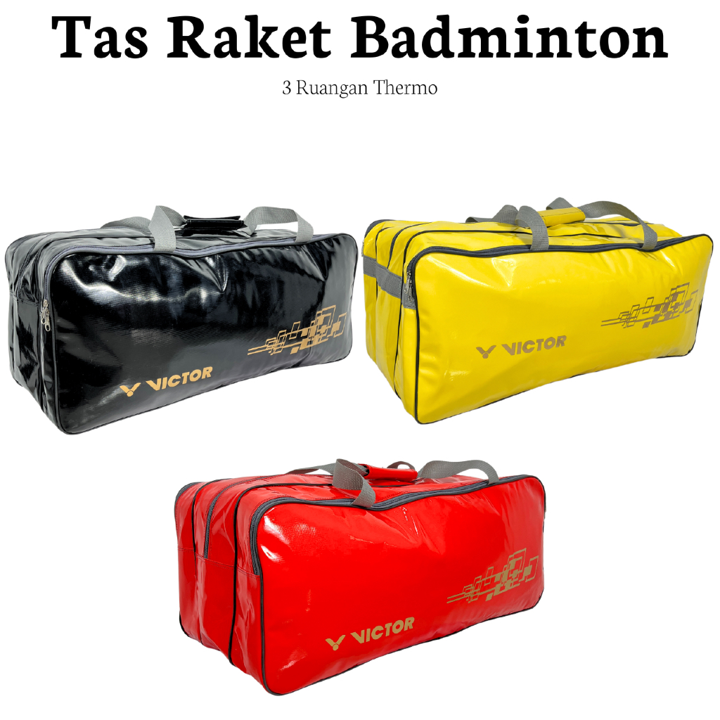 Waterproof 3-room Thermo Badminton Racket Bag | Shopee Malaysia