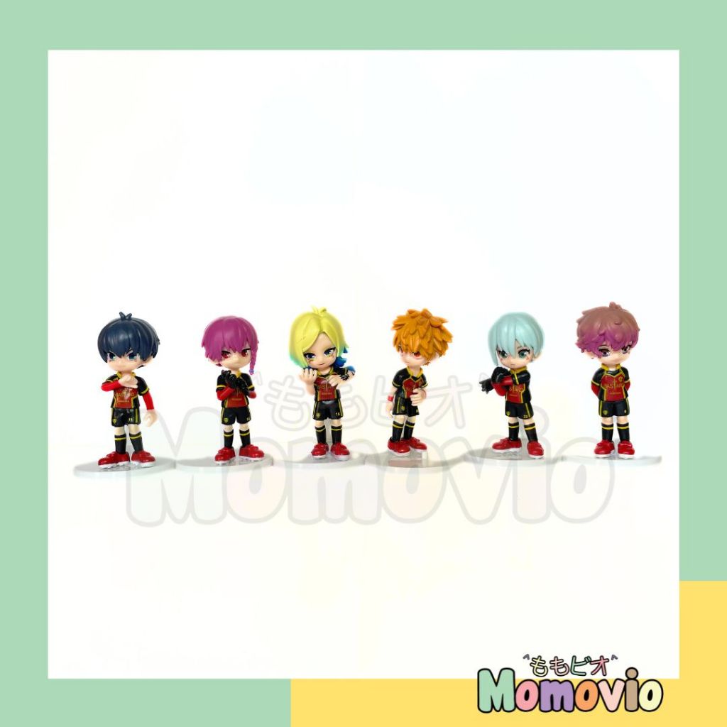 Blue Lock Chibi Action Figure Isagi Kunigami Kaiser Ness Hiori Kurona ...