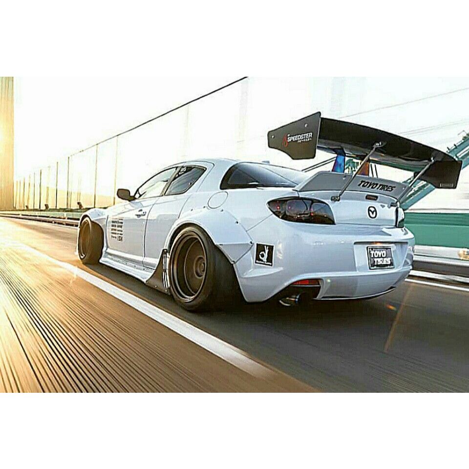 SBM35 Instant Wide BodyKit Custom MAZDA RX8 ROCKET BUNNY PANDEM DIECAST ...