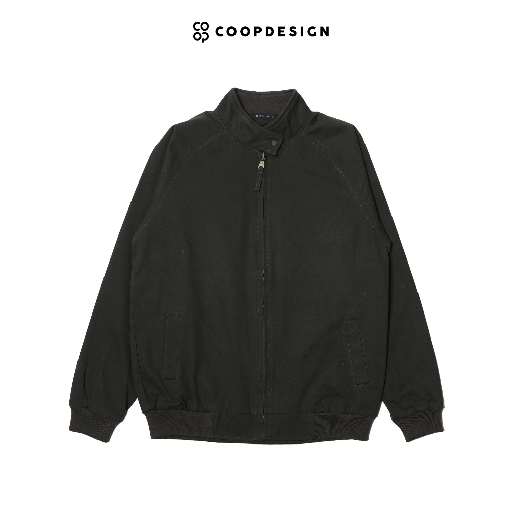 Coop Design - Brandon Men's Turtle Neck Canvas Jacket, Dark Army New ...