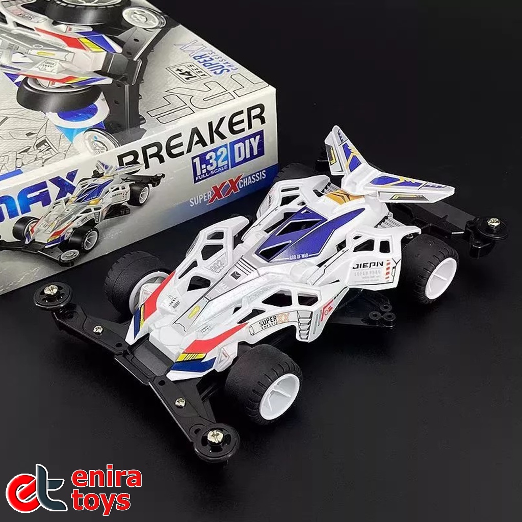Jiepin Mini 4WD Max Breaker TRF Gundam Mecha Version Super XX Chassis ...