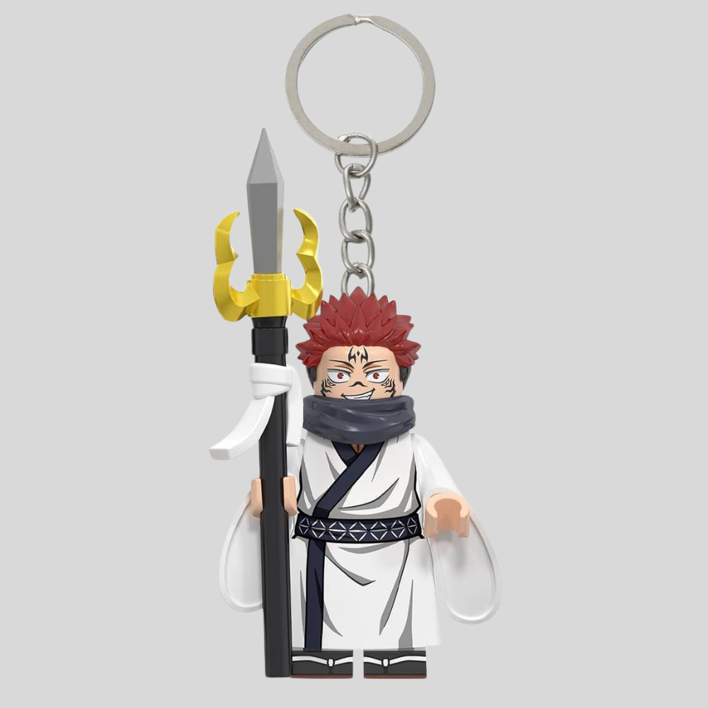 GANTUNGAN Sukuna LEGO Keychain | LEGO Sukuna Keychain | Jujutsu Kaisen ...