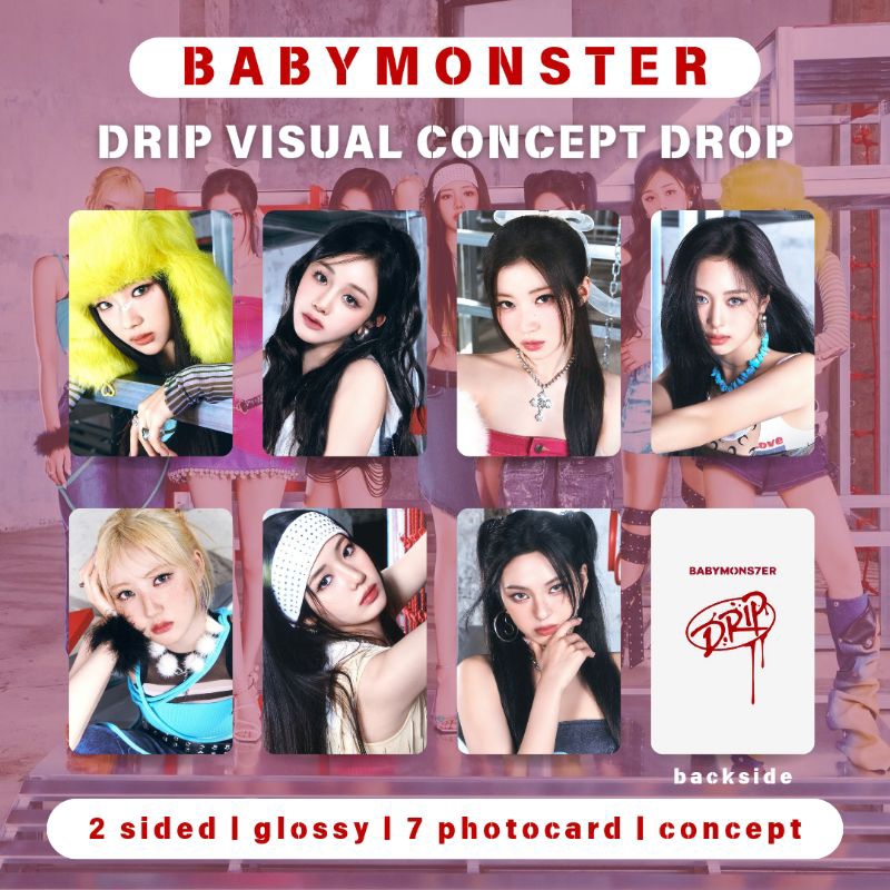 Winter scenery Photocard BABYMONSTER - Drip Visuak Drop Photo Concept ...