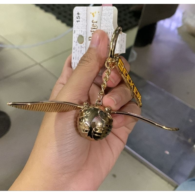 (original) miniso x harry potter hedwig keychain magic wand pen mystery ...