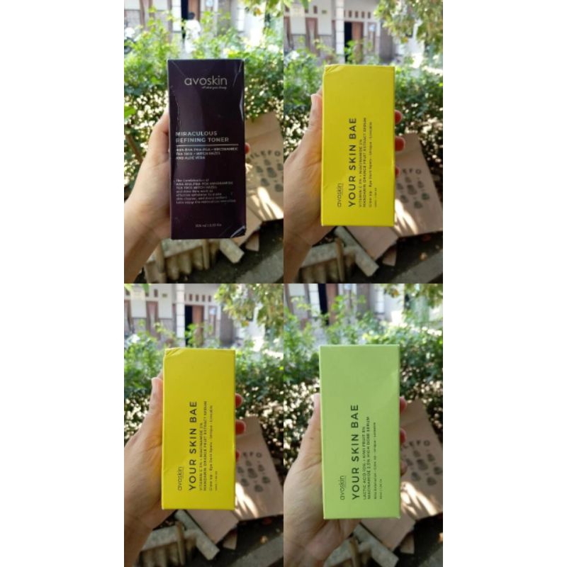 Co AVOSKIN SERUM VITAMIN C LACTIC ACID MIRACULOUS REFINING TONER ...