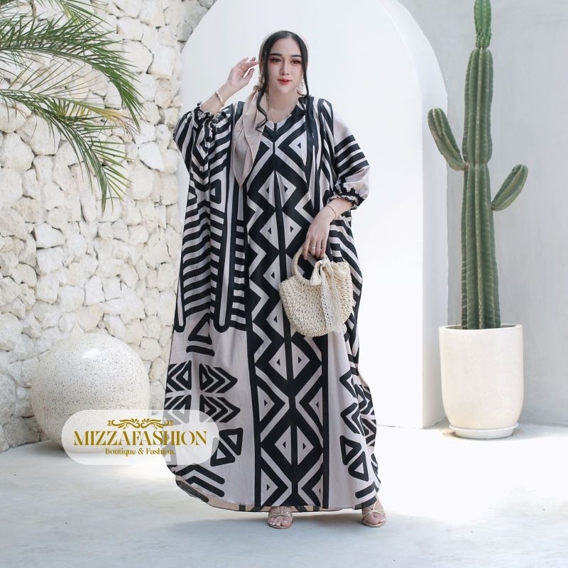 Alea RAYON PREMIUM Kaftan Modern Contemporary Gamis Jumbo ALEA SERIES ...
