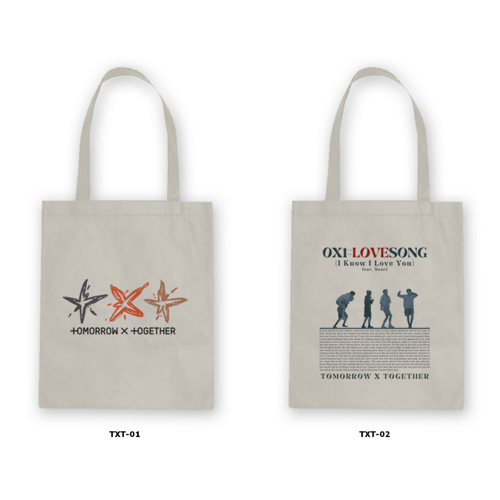 Premium Zipper Tote Bag - Txt / Tomorrow X Together / Kpop | Shopee ...