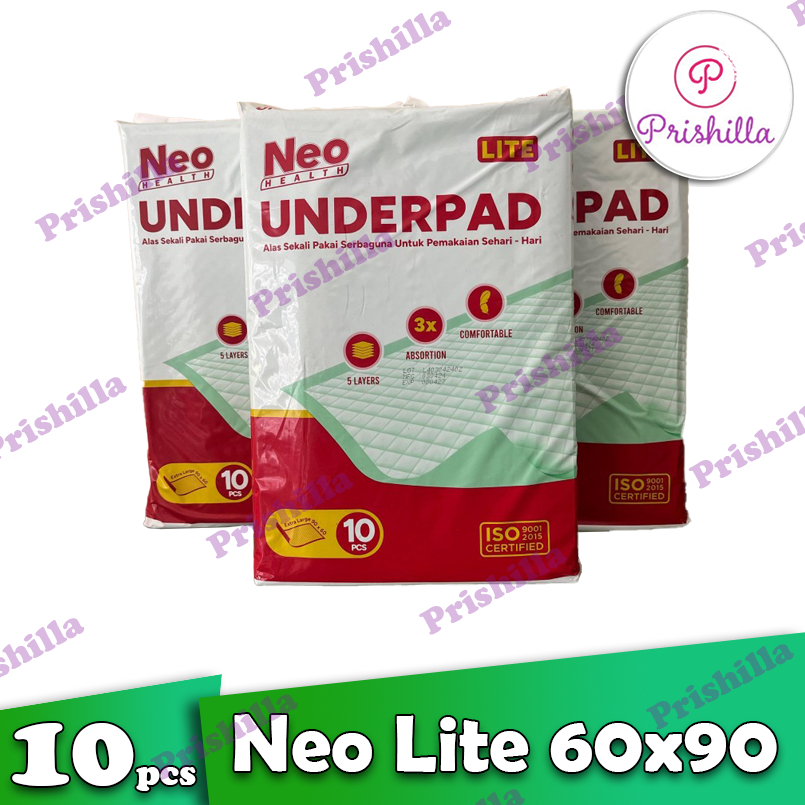 Neo Health Lite Underpad Uk 60x90 cm mattress pad cage pad disposable ...