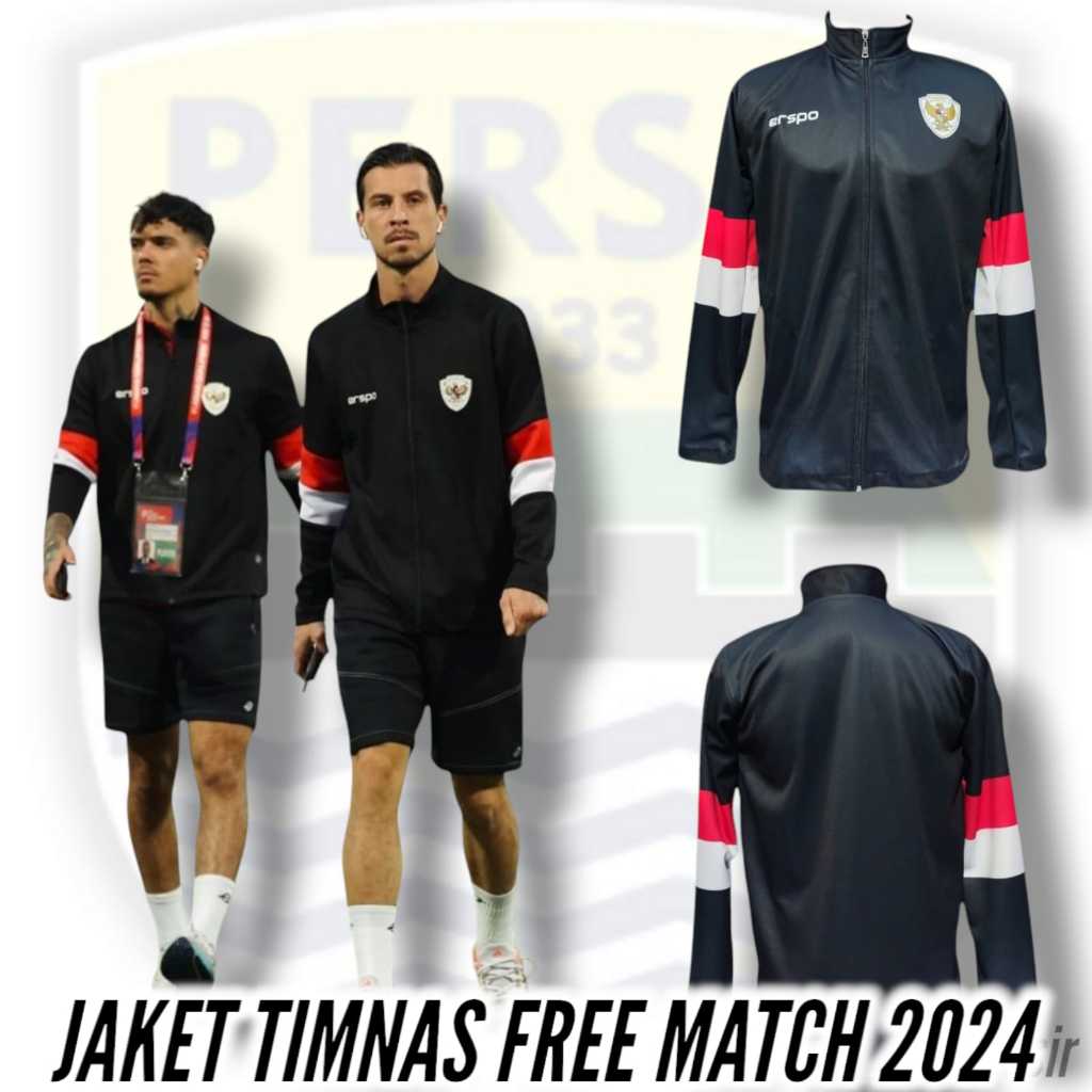 Indonesian NATIONAL TEAM JACKET PREE MATCH 2024 3D RUBBER LOGO | Shopee ...