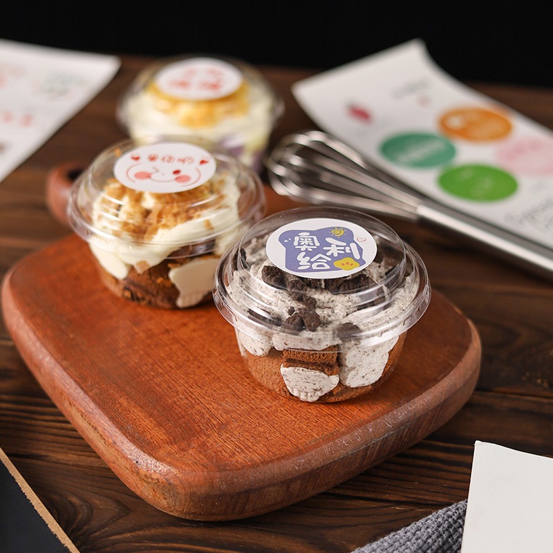 [10pc] Dessert Box CUP Mika Pudding Dessert Box Ice Cream Tiramisu ...