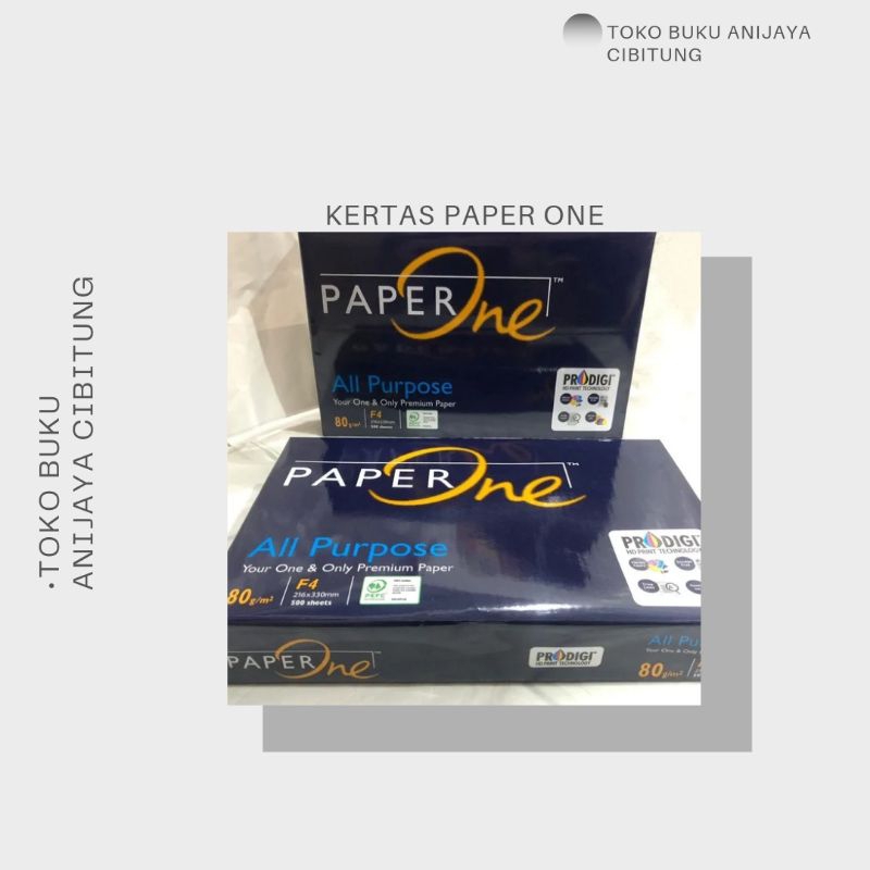 Hvs PAPER BRAND PAPER ONE F4 / QUALITY HVS PAPER 1 DUS | Shopee Malaysia