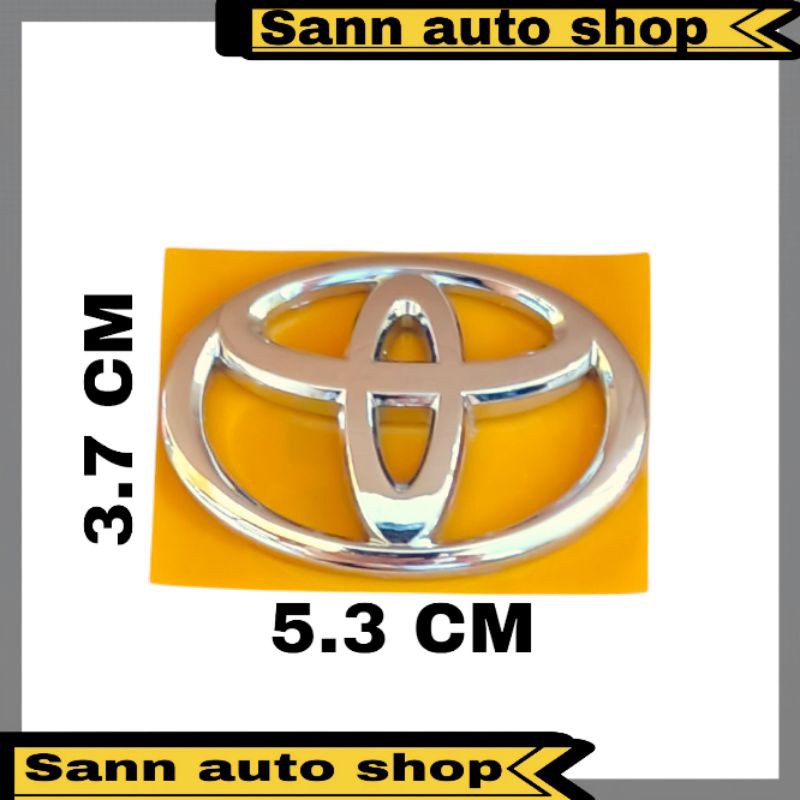Original Chrome Toyota Emblem Logo // Original Chrome Toyota Logo ...
