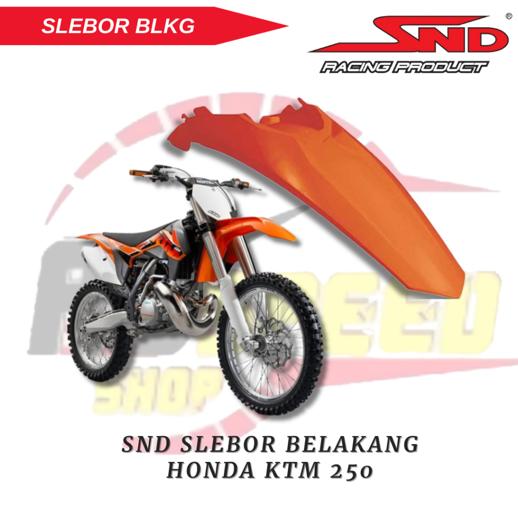 Original 2014 Honda KTM 250 Rear Fender SND | Shopee Malaysia