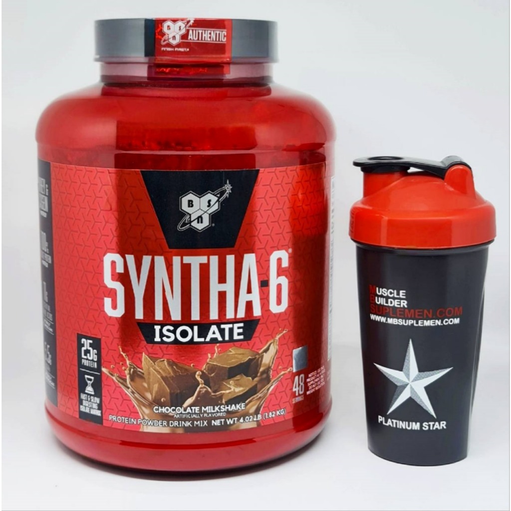 Syntha 6 Isolate 4 lbs BSN Syntha6 Iso 4lbs 4lb lb Whey Protein ...