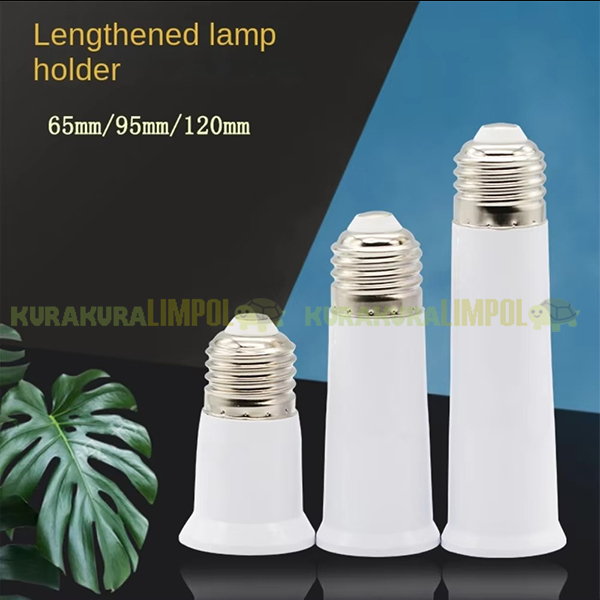 E27 Lamp Fitting Connection Downlight Mount Extender Extension Socket ...