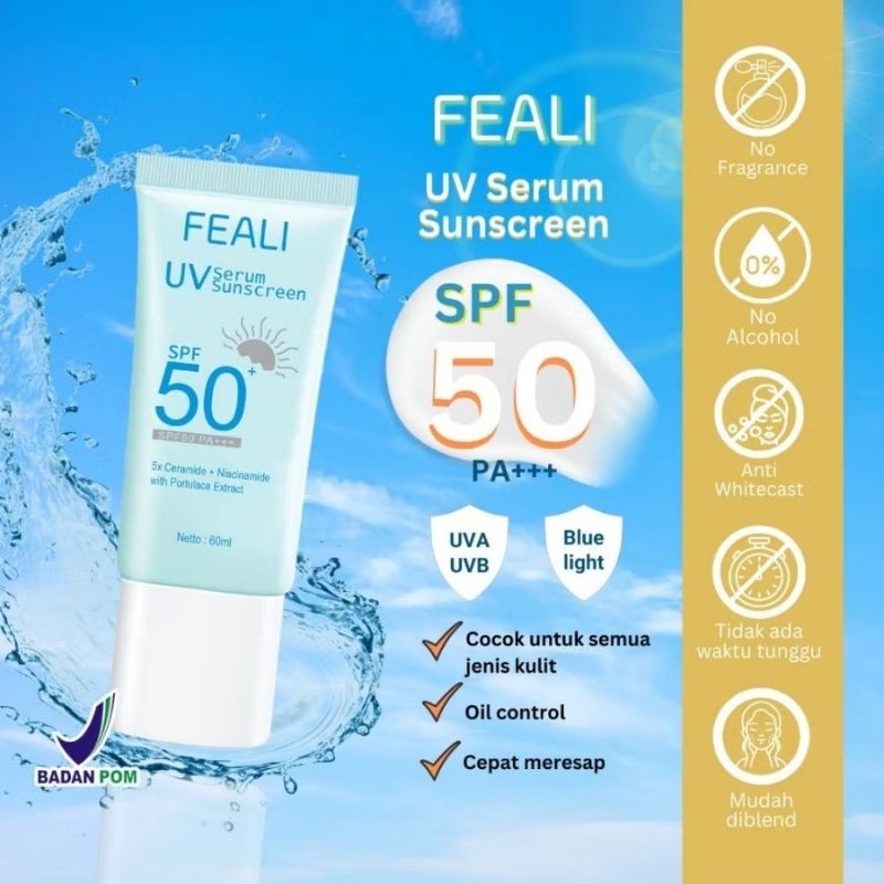 Feali UV SERUN SUNSCREEN SPF 50 PA+++ | Shopee Malaysia