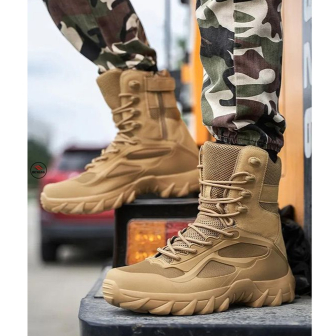 Men's Safety Shoes Steel Toe Boots - Military Tactical Shoes - Men's ...