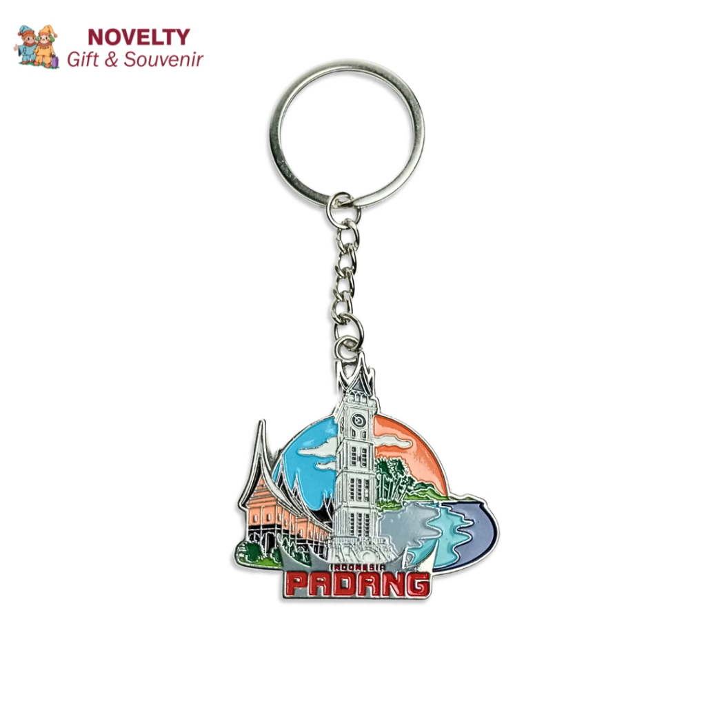 GANTUNGAN Jam Gadang key chain Souvenir from Padang, West Sumatra ...