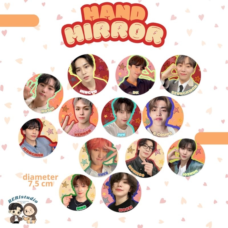 Seventeen HAND MIRROR KPOP MIRROR by BERIstudio | Shopee Malaysia