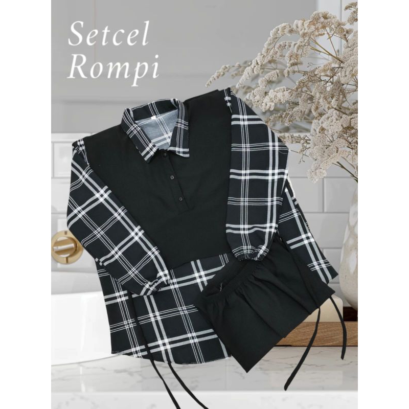 Jumbo-Setelan wanita rompi terbaru 2024|oneset dewasa terbaru | | Motif ...