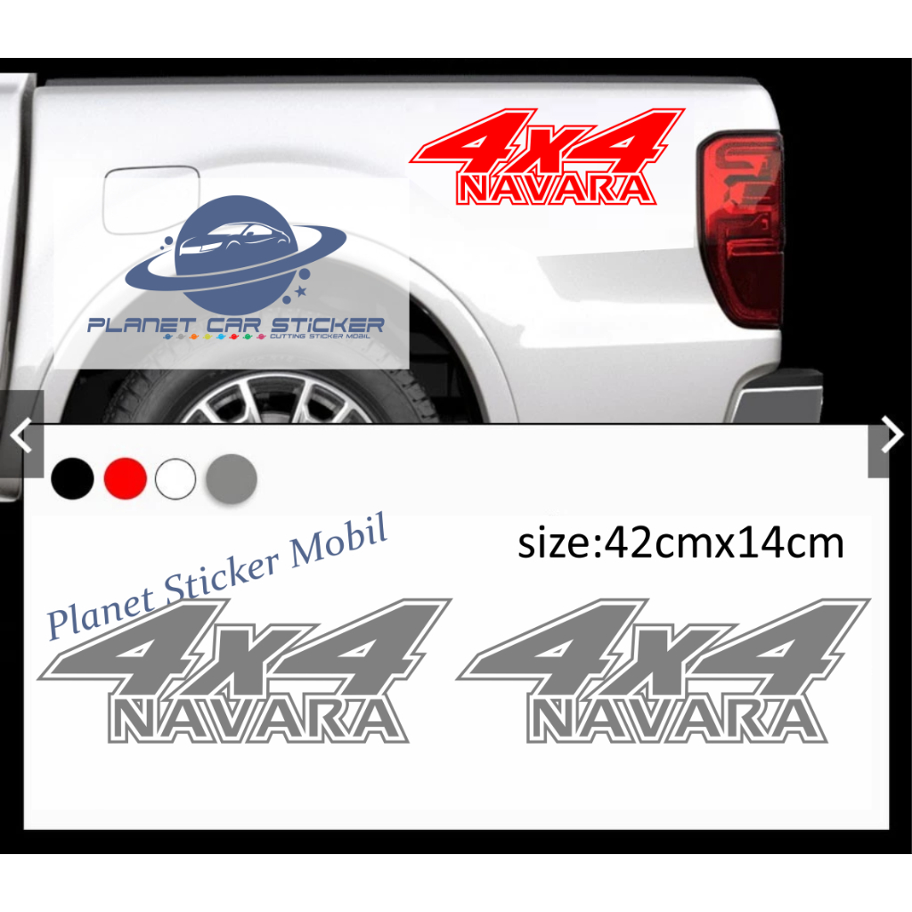 4x4 navara stickers nissan navara car side tub stickers 4x4 navara ...
