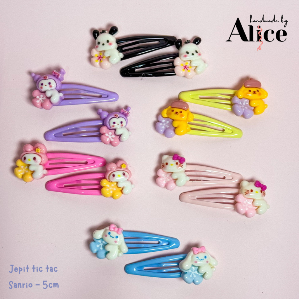 Handmadebyalice - tictac sanrio clips - pair | Shopee Malaysia
