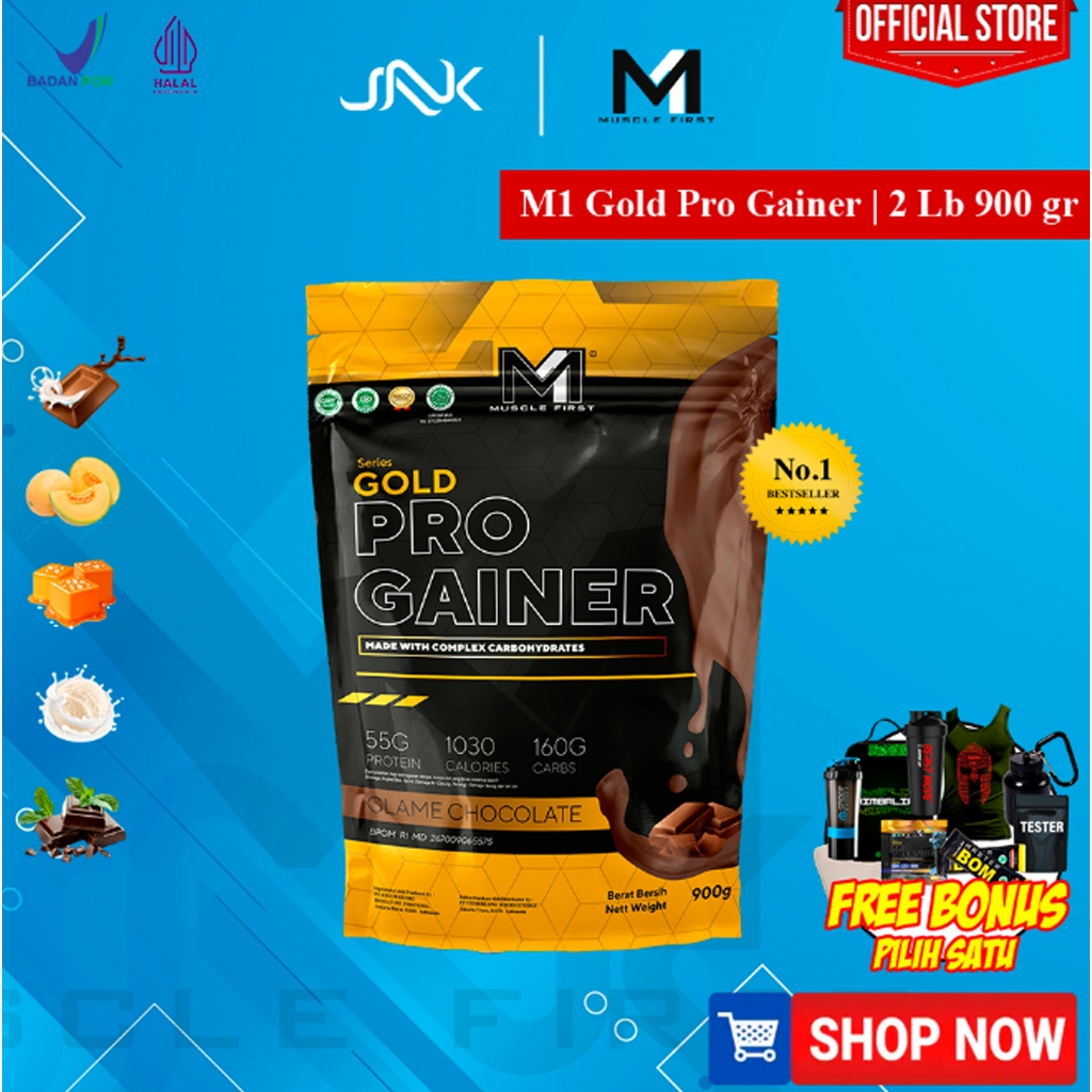 M1 Muscle First Pro Gainer 2 lb 900gr | Musclefirst Gain Mass Weight ...