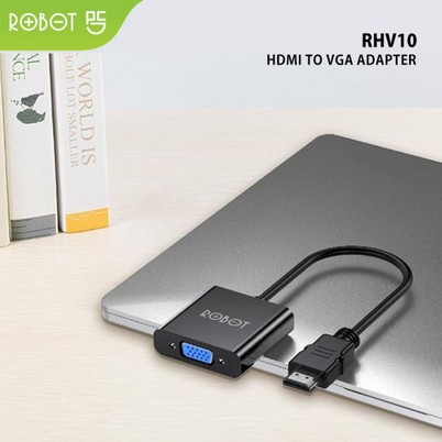 Robot RHV10 HDMI TO VGA Adapter Laptop/PC 1080P (Without Audio&Power ...