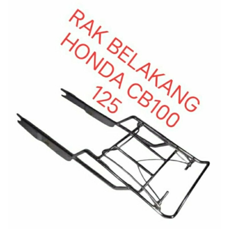 Honda cb100 125 rear snap rack | Shopee Malaysia