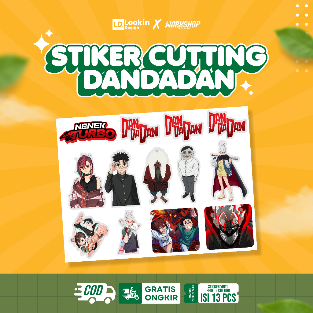 The DANDADAN VIRAL ANIME CUTTING STICKER IS ALREADY CUT, ACCORDING TO ...