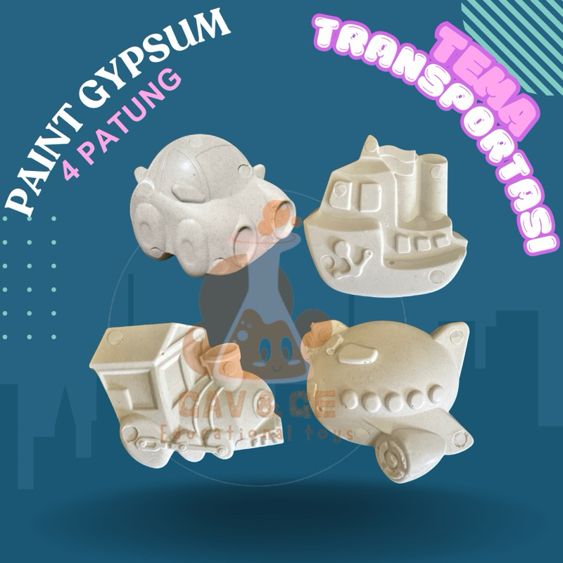 TRANSPORTATION GYPSUM COLORING / STATUE GYPSUM AIR TRANSPORTATION LAND ...