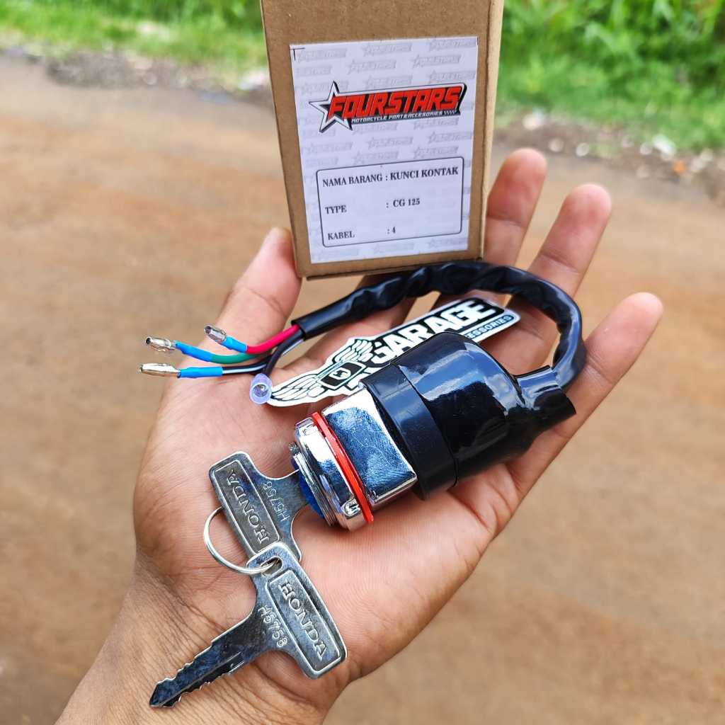 Honda CB 125 ignition key CG125 LOGA HONDA CB 100 4 cable cg 125 on off ...
