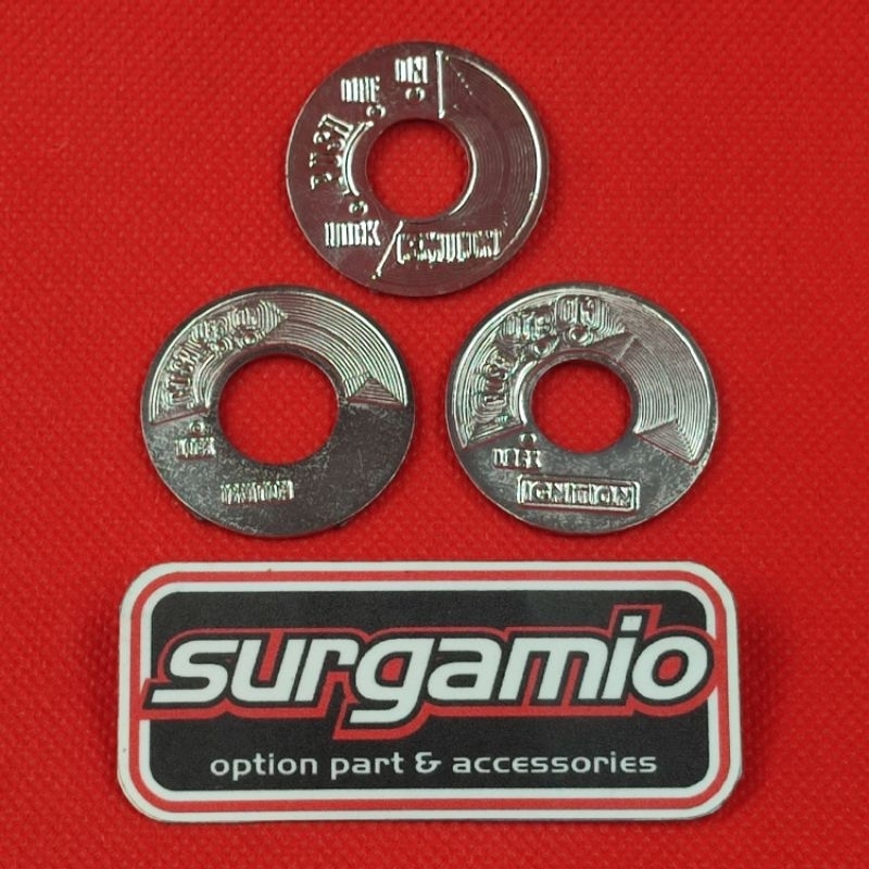 Titanium silver emblem mio key cover vietnam titan emblem (1pcs ...