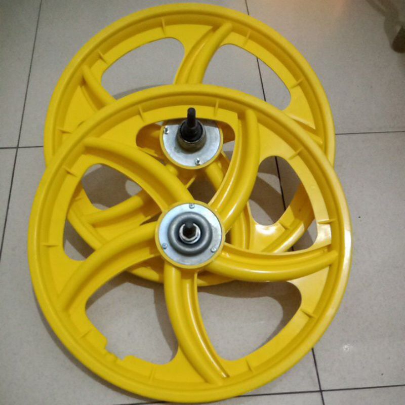 Rossi rims for 18 racing bmx bikes, fan model, hub set | Shopee Malaysia