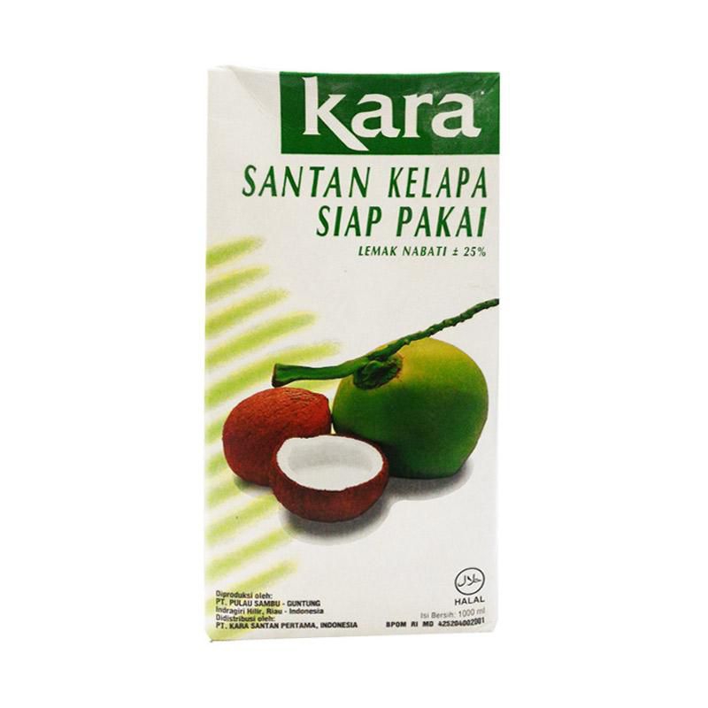 Kara COCONUT MILK 1L / Instant Coconut Milk / Kara Coconut Milk 1 Liter ...