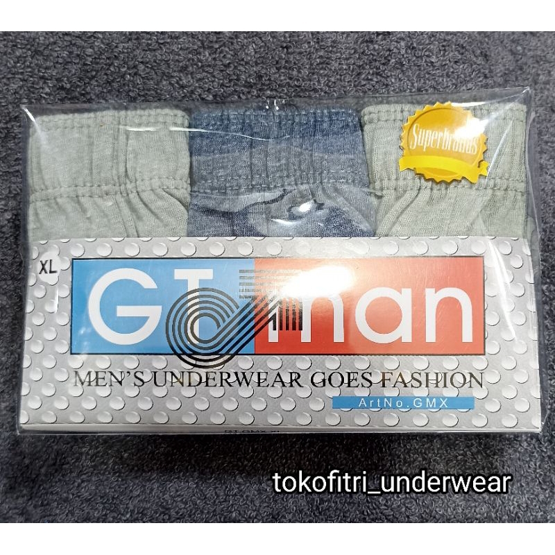 Gtman GMX MEN'S UNDERWEAR ONE BOX CONTAINS 3 PCS/ GTMAN GMY UNDERWEAR ...