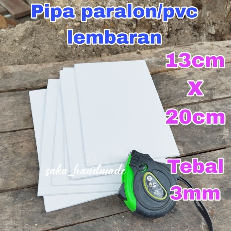 Paralon PIPE/PVC SHEET (13cm X 20cm) 3mm THICK | Shopee Malaysia