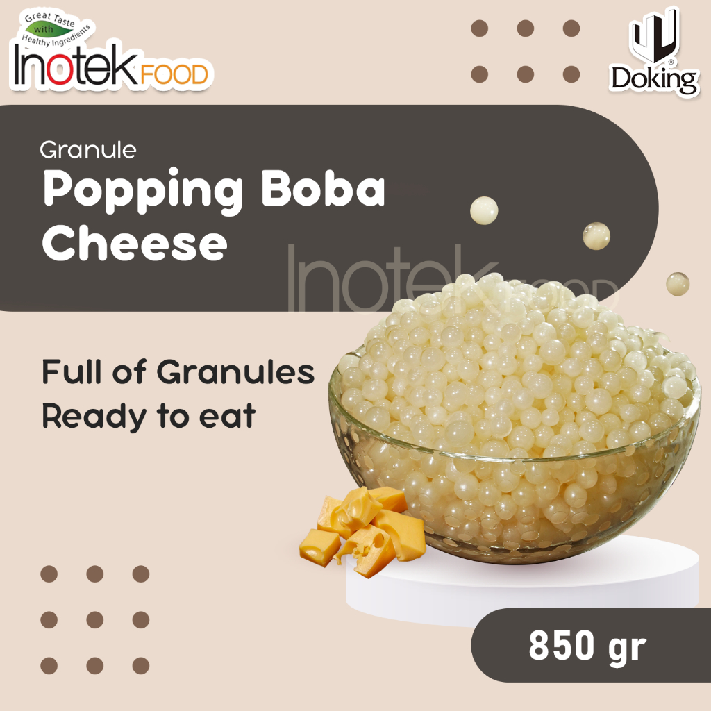 Granule Popping Boba Cheese 850g - NEWEST Boba Popping filled with ...