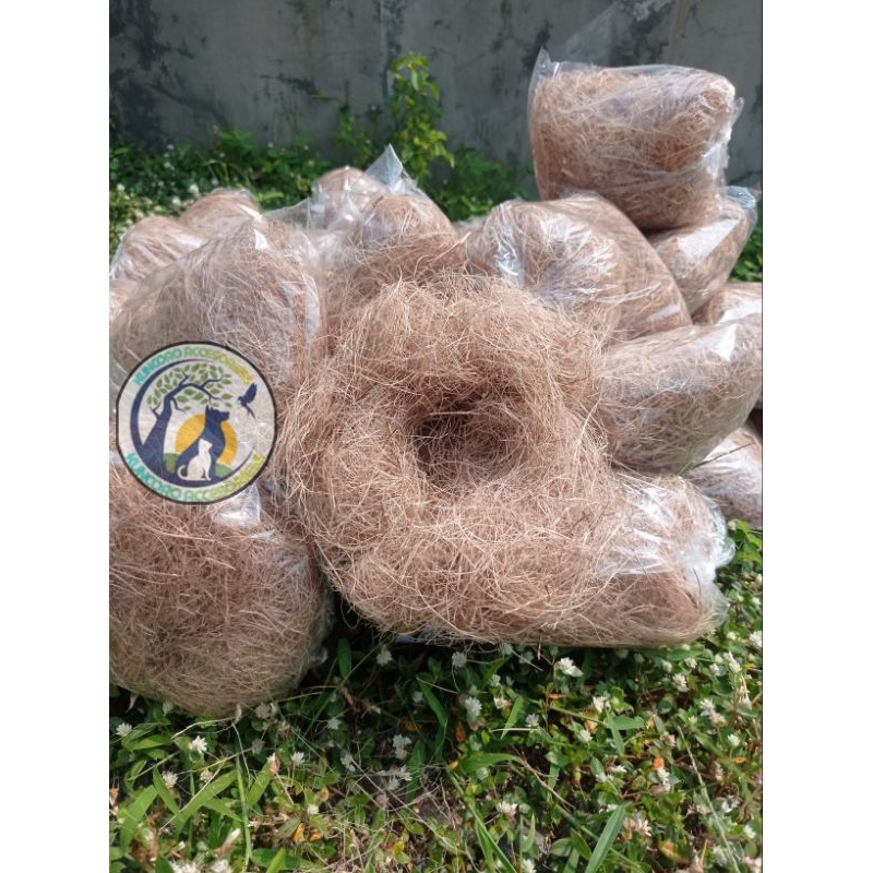 Aren TREE FIBER FOR LOVEBIRD FINCH BIRD'S NESTS AREN FIBER SOFT FINE ...