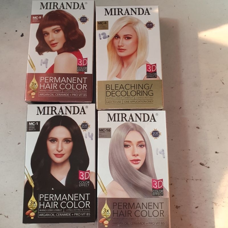 Miranda Hair Color 30gr / Miranda Hair Paint / Miranda Hair Dye ...