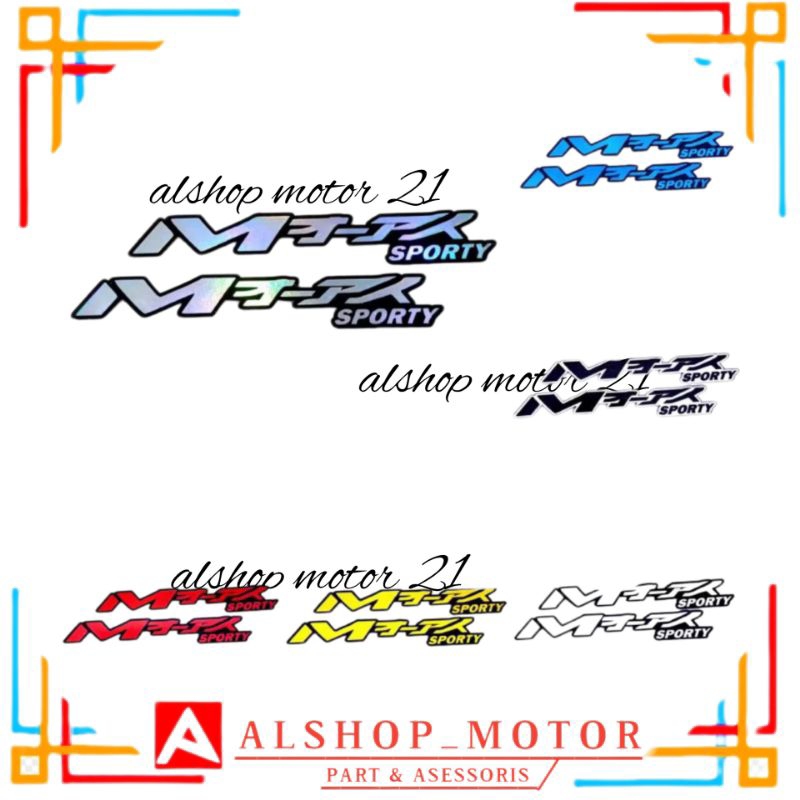 Embossed emblem Yamaha mio sporty japan 3d acrylic acrylic emblem 2mm ...