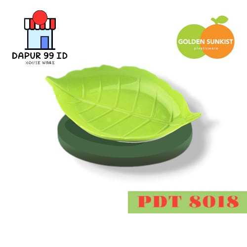 Plastic LEAF PLATE leaf plate - PDT 8018 SMALL LEAF PLATE GOLDEN ...
