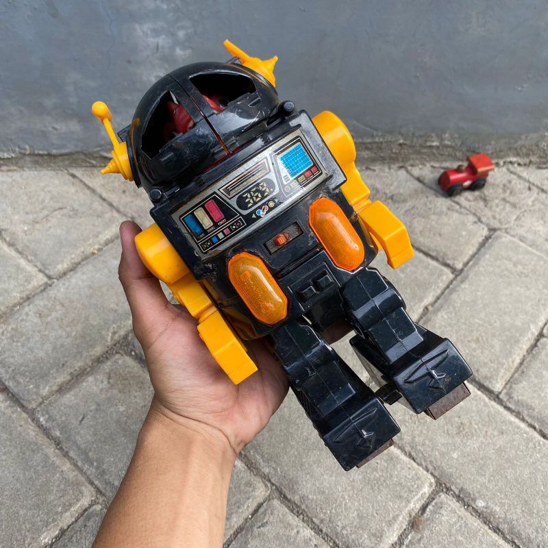 Old school robot, dino robot, original old dino robot made in taiwan ...