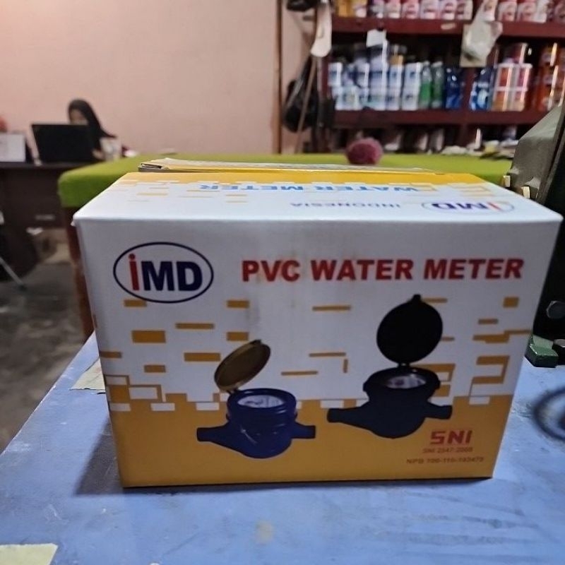 Pvc water meter IMD water meter 1/2 inch plastic | Shopee Malaysia
