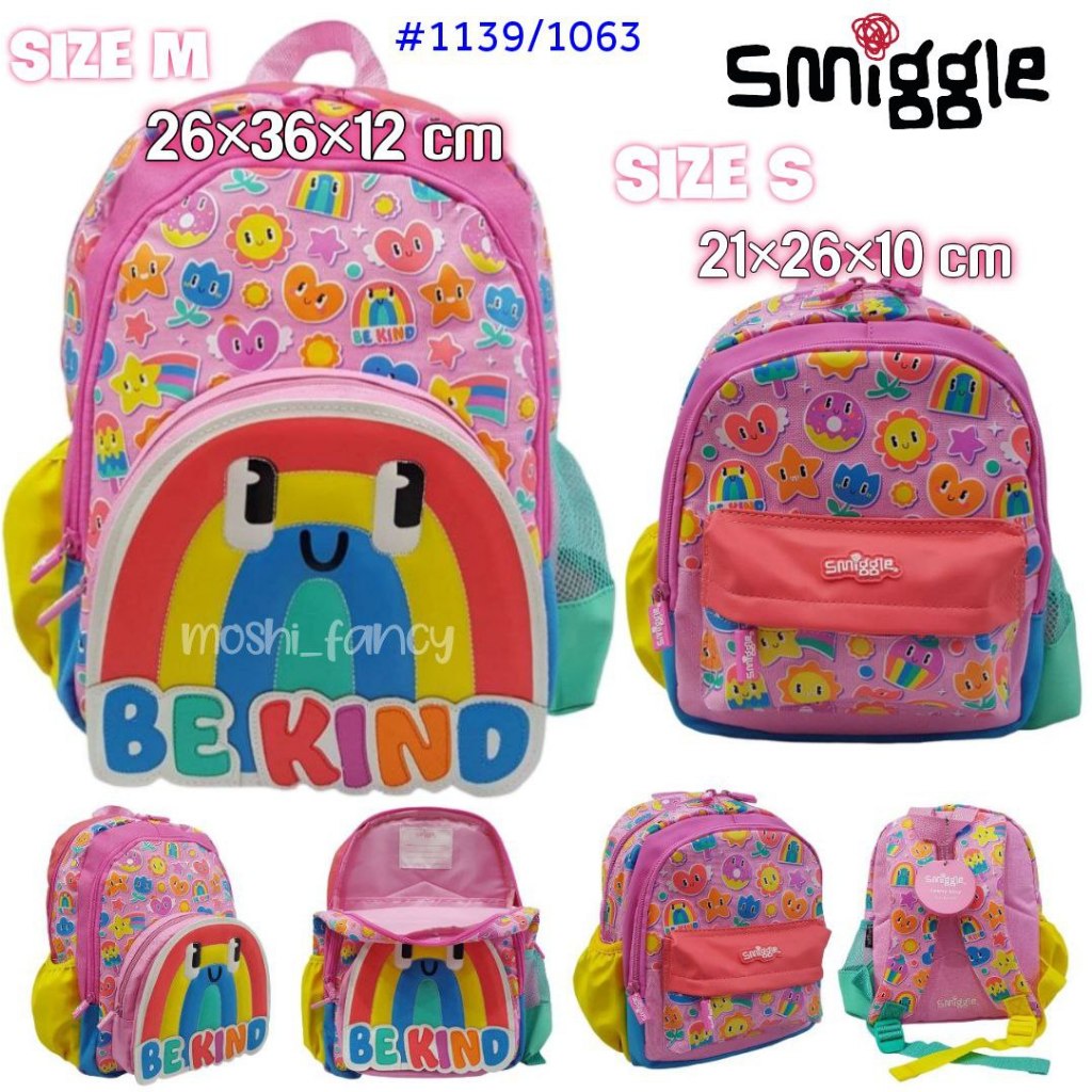 Smiggle PAUD Es Cream Girl Bag / Smiggle PAUD and Kindergarten Backpack ...