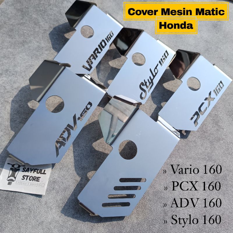 MESIN Engine Cover Engine Protector PCX 160 Vario 160 Stylo 160 ADV 160 ...