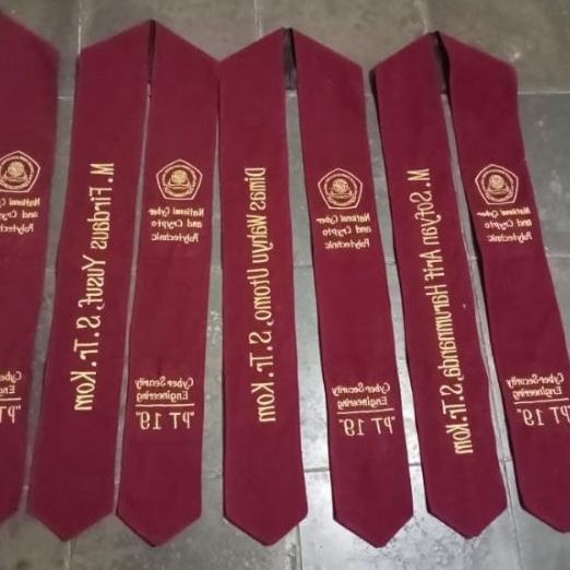 Graduation sash/computer embroidered neck sash | Shopee Malaysia